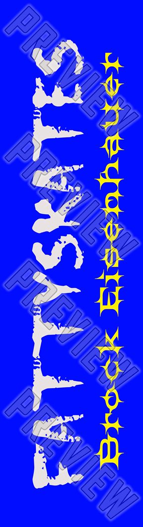 Brock model 7-3/4 Skateboard Deck