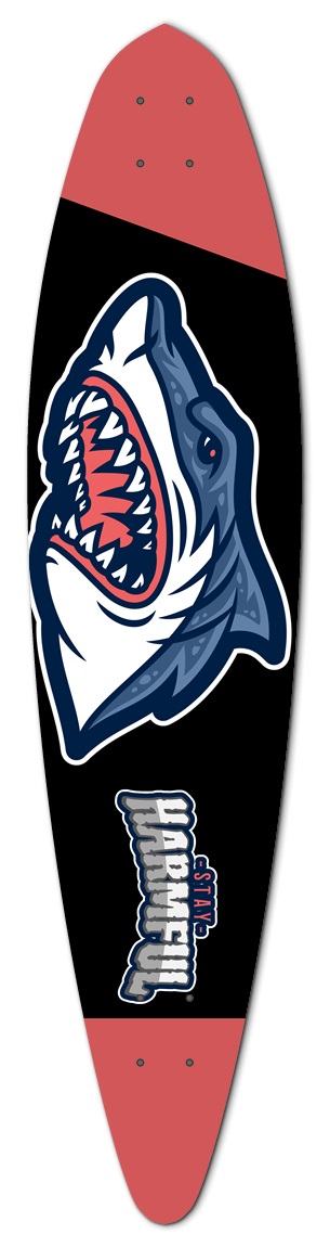 SHark Longboard Pintail Longboard