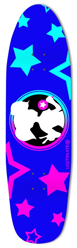 Custom Skateboard Punk Nose Pool Shape