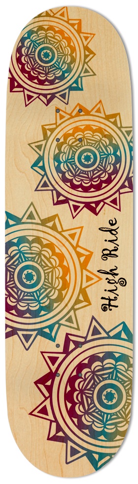 Solar Fade Skateboard 9 Inch Skateboard