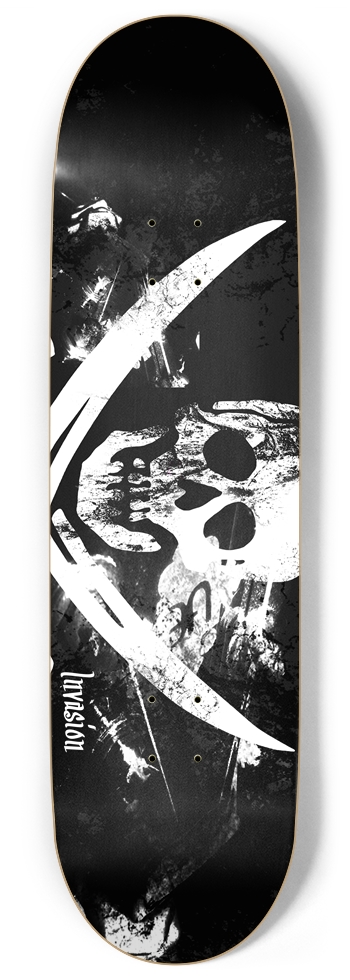 Invasion - Pirate Flag 9 Inch Skateboard by Invasion Skateboards