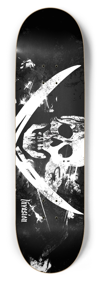 Invasion - Pirate Flag 8-3/4 Inch Skateboard by Invasion Skateboards