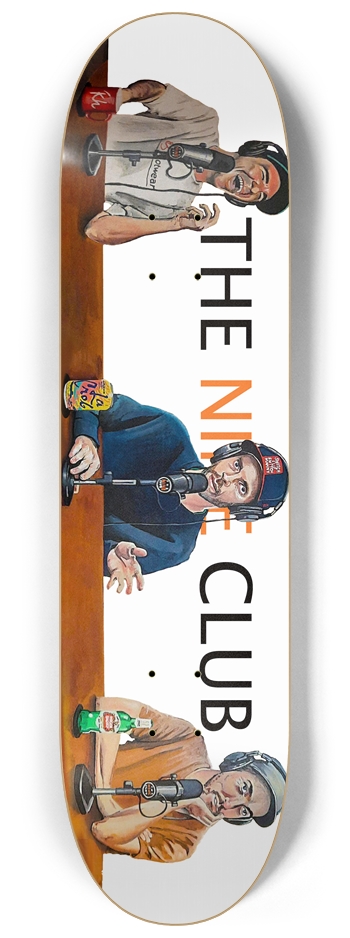 THE NINE CLUB (white) 8-1/4 Skateboard Deck