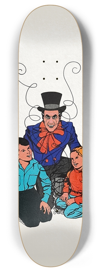Black Magic 8 Inch Skateboard Deck by DigOutTheSky Skateboards