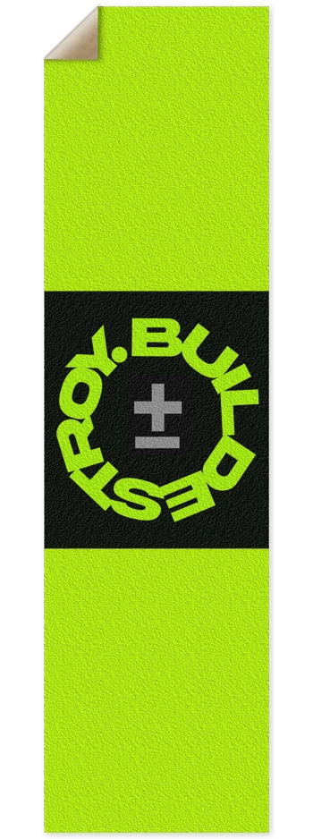 Custom Griptape 9 x 33 Inch Griptape by BUILDESTROY