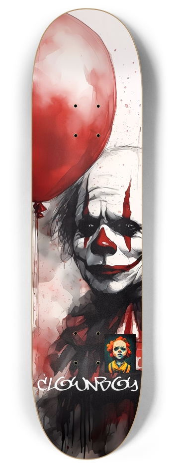 Killah clown...02 8 Inch Skateboard Deck by ClownBoySk8Bs