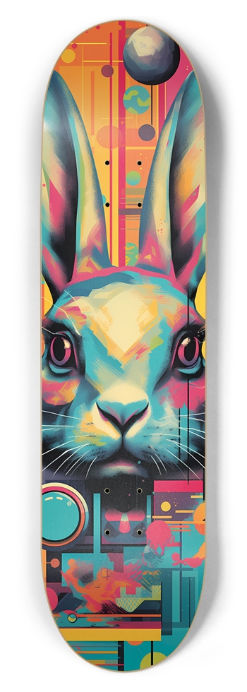 90s Kid - Whimsical Rabbit 8-1/2 Skateboard Deck by 90s Kid Designs ...