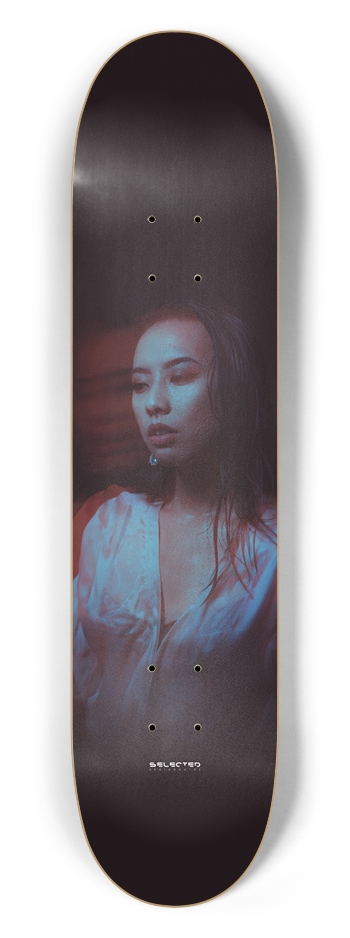 Ghosts-2 7-1/2 Skateboard Deck by Selected Skateboards
