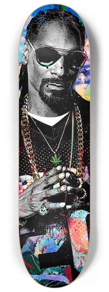 Snoop Dogg 8-1/4 Skateboard Deck by President Of Astronauts Design Studio Snoop Dogg 8-1/4 Skateboard Deck by President Of Astronauts Design Studio