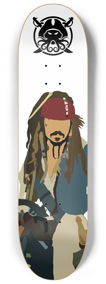 Pirate's Life 8-1/4 Skateboard Deck by Believe Skateboards
