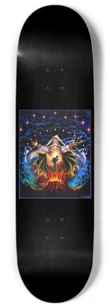 Custom Skateboard Wizard 9 Inch Skateboard by ski