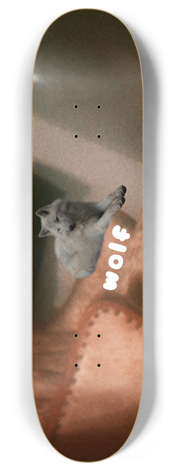Wolf Deck (8 inch) 8 Inch Skateboard Deck by WolfSkateboards