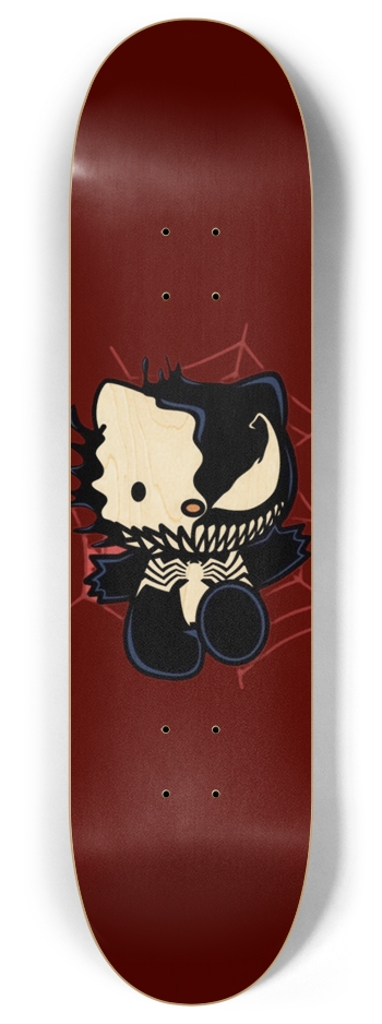 Venom kitty 8 Inch Skateboard Deck by Dolly Lucifer
