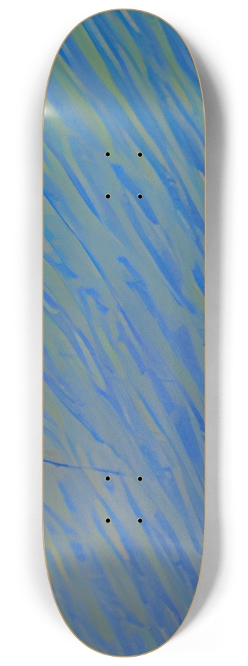 Blue Scratches 8-1/4 Skateboard Deck by Dazzledeck