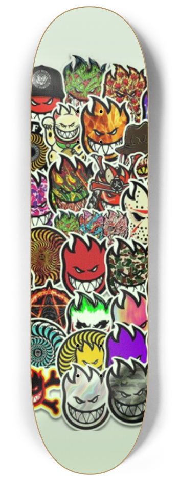 Spitfire Graffiti Night Glow - 3 Deck Series #2 8-1/4 Skateboard Deck