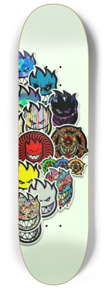 Spitfire Graffiti Night Glow - 3 Deck Series #3 8-1/4 Skateboard Deck