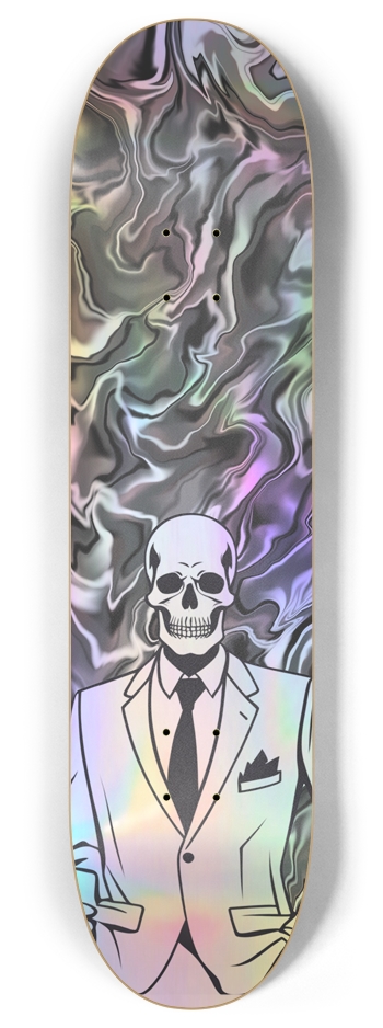 (RARE) Safari Collection: Skeleton 8 Inch Skateboard Deck by SLOWPOKE