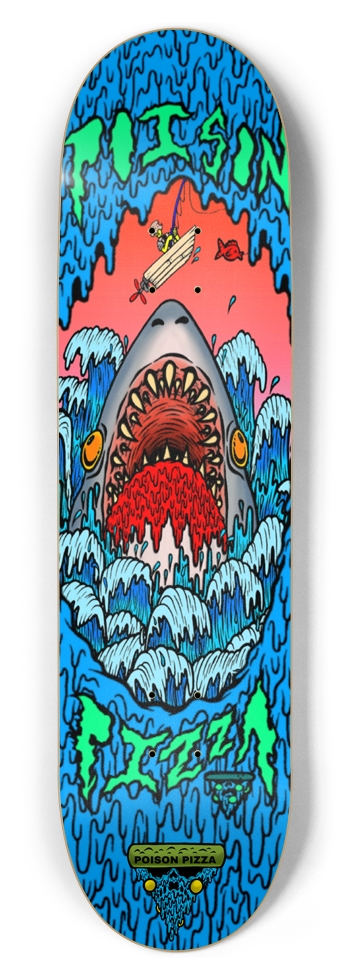 8.5 "WET HUNGER" Original Popsicle Board 8-1/2 Skateboard Deck by ...