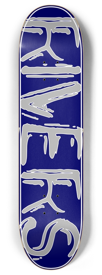Rivers Custom Skateboard 8 Inch Skateboard Deck by Starbird Skateboards