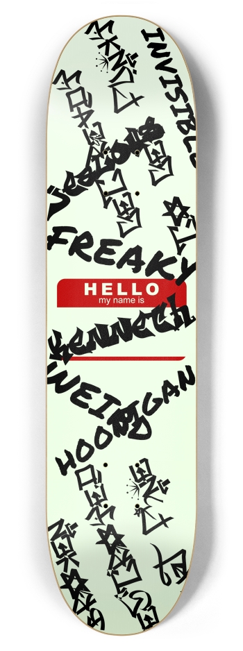 Freaky Graffiti Board 7-7/8 Skateboard Deck