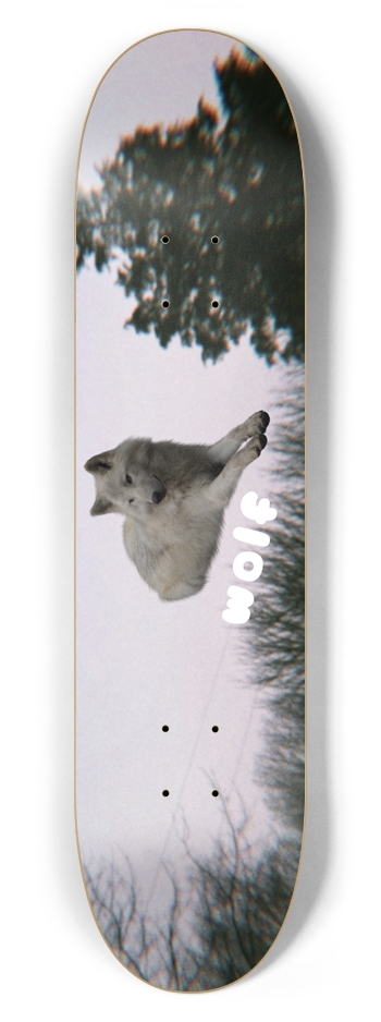 Wolf Deck (7-5) 7-5/8 Skateboard Deck by WolfSkateboards