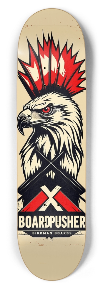 Boardpusher X Birdman Boards 8-1/2 Skateboard Deck by Birdman Boards
