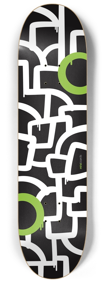 Drip Dark 8-1/4 Skateboard Deck by miraboards