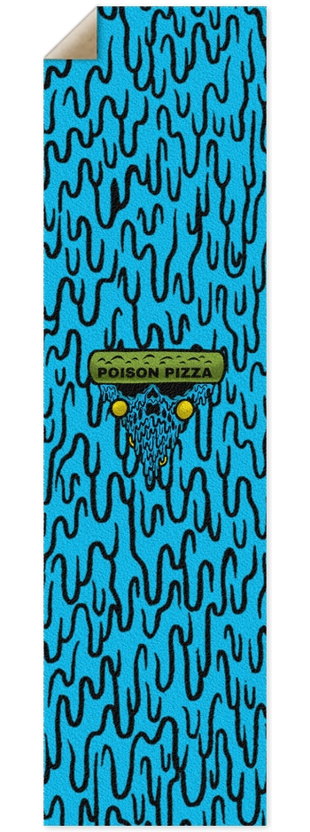 BLUE CHEESE GRIPTAPE 9 x 33 Inch Griptape by POISON PIZZA SB