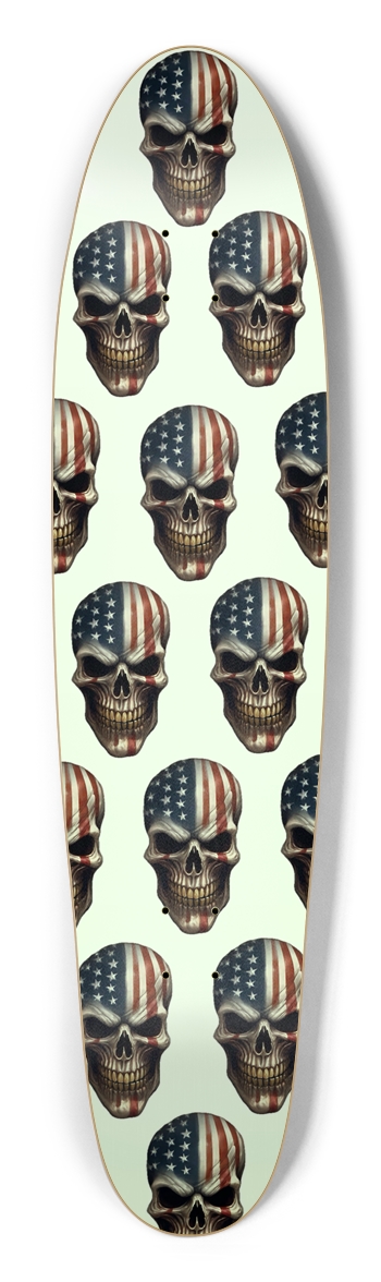 American Skull Longboard Shape by Skate_Angry