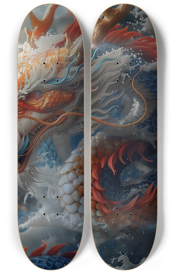 Dragon Master Chinese Deck Wall Skateboard Series 2 Deck Wall Series by ...