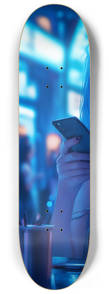 Anime girl Skateboard Series #1 8-1/4 Skateboard Deck