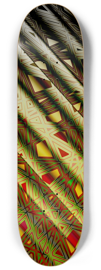 Tangent folded #19 single 8-1/4 Skateboard Deck by Bad Dog Boards