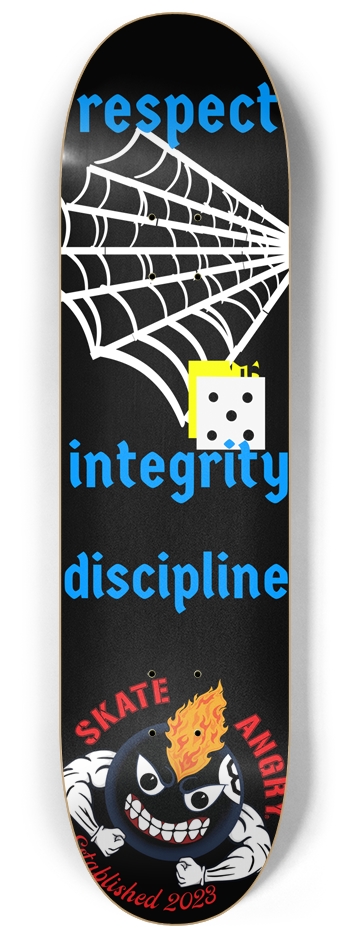 webbed 8-1/4 Skateboard Deck by Skate_Angry