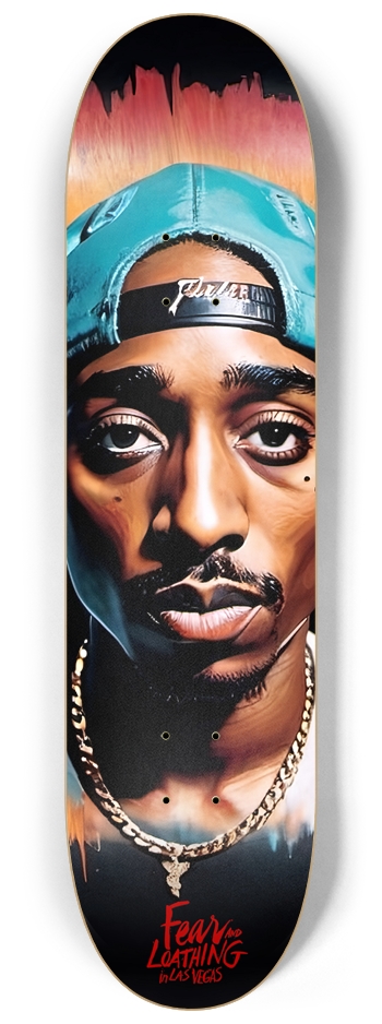 Fear and Loathing x "Tupac Shakur" 8-1/4 Skateboard Deck by Homeless ...