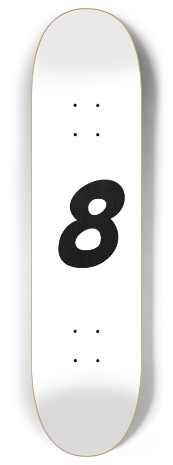 8 Inch Test 8 Inch Skateboard Deck by Demo Shop One