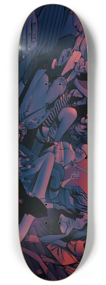 Disco Biscuits 8-1/4 Skateboard Deck by MASSIVE_SWERVE