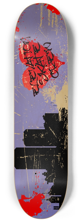 ESC forever City scape 8-1/4 Skateboard Deck by ESC