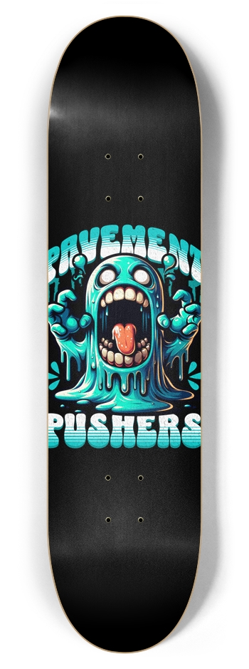 Pavement Pushers Slime 7-7/8 Skateboard Deck by PavementPushers