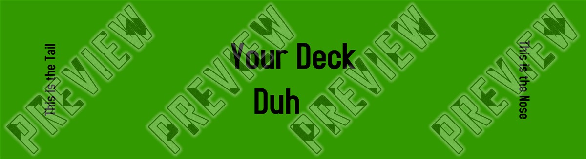 Dumb Deck 7-5/8 Skateboard Deck Dumb Deck 7-5/8 Skateboard Deck