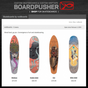 Pick Up a Skateboard Deck Graphic from Void Boards - Boardpusher Blog