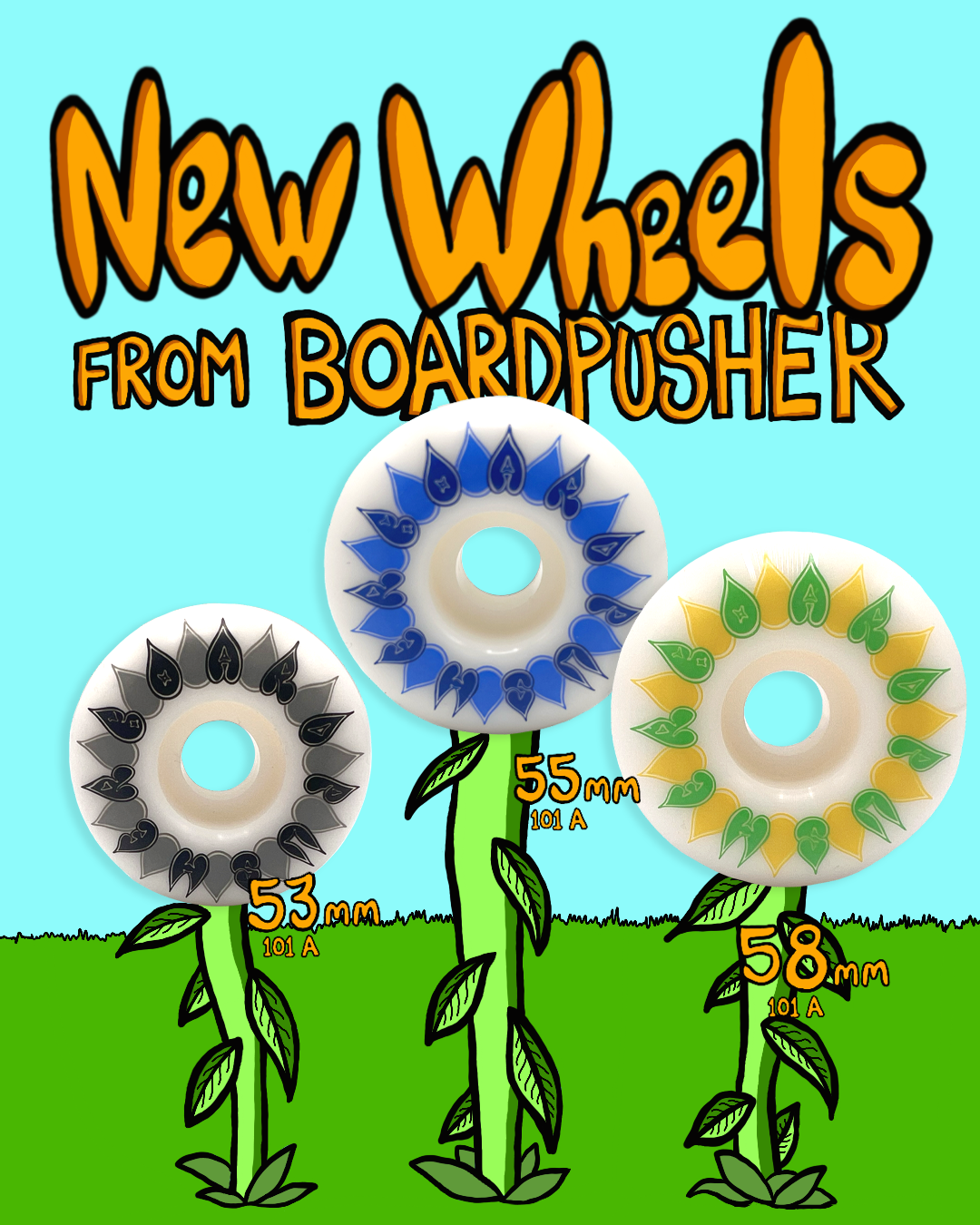 New BoardPusher Skateboard Wheels - Boardpusher Blog