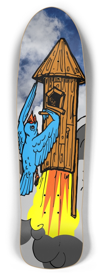 bird rocket Retro Rocket