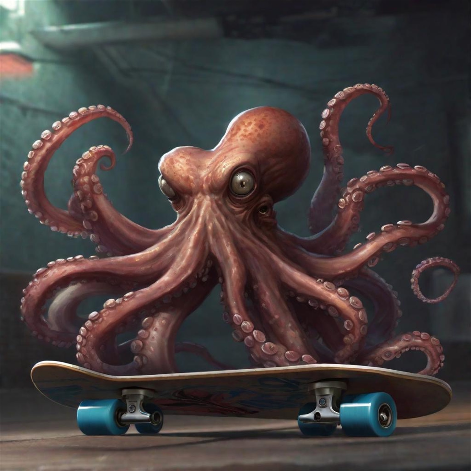 Octopus Skateboard Grip Tape at Irene Troyer blog