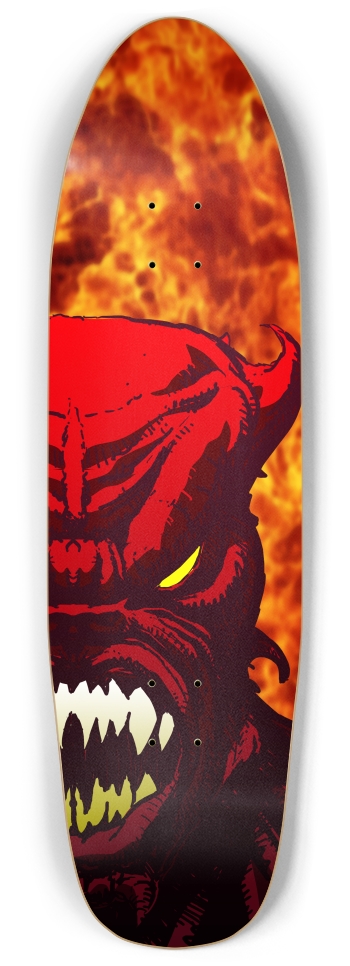 demon inferno Punk Nose Pool Shape by Jacoboards