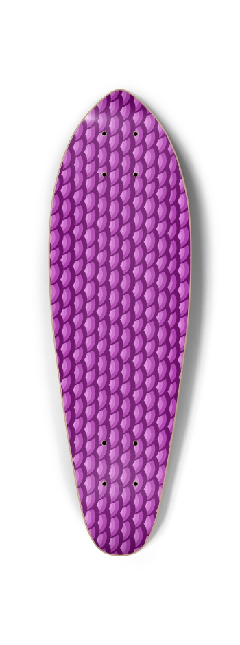 Purple Scales Mini Cruiser by Aimee Cozza Illustration Deck Shop