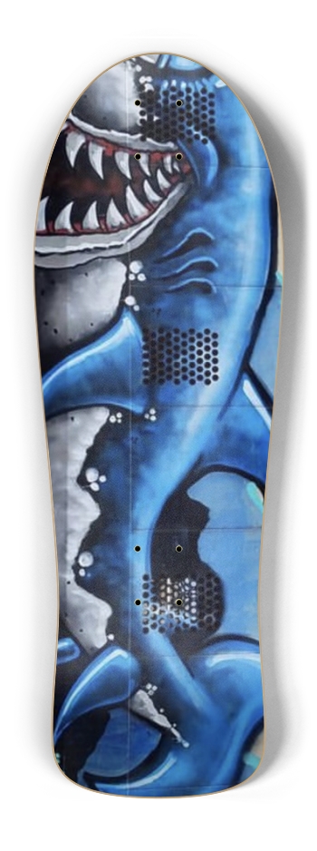 Graffiti Train Collection, Sharky Old School Shape by I'm Freaking Lou