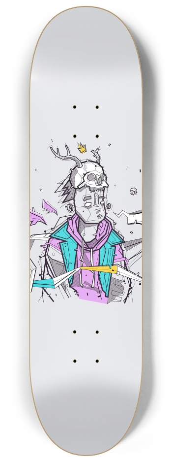 Gate Watcher 8-1/4 Skateboard Deck by I'm Freaking Lou
