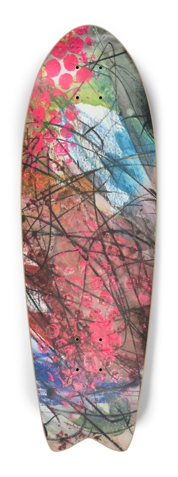 Graffiti Dots Fish Tail by Zodin Skateboards