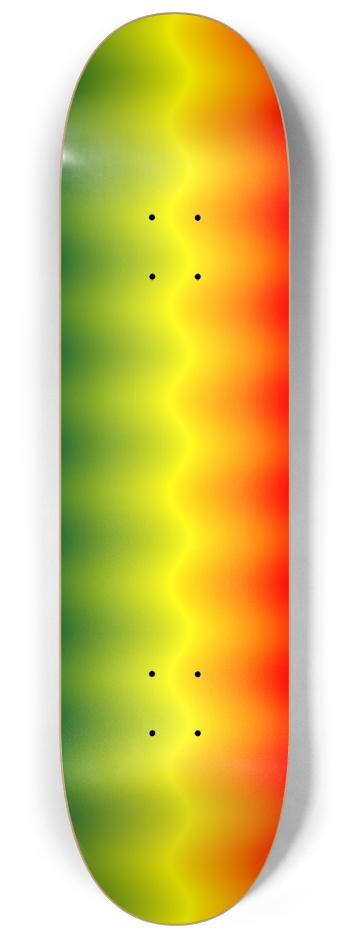 Rasta 3 8-1/4 Skateboard Deck by Waverider