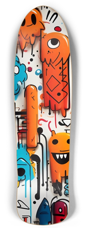 Weird AI Graffiti 2 Retro Rocket by Alleycat_Planks